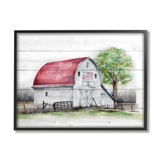 Stupell Rustic Americana Barn Frame Wall Art design by Studio 731 rep ...