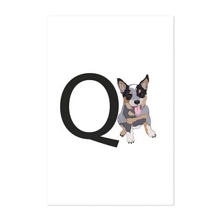 Qdog Illustrations Alphabet Animals Dog Art Print/Poster - Bed Bath ...