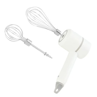 HOMESMART Portable and Cordless USB Rechargeable Handheld Mixer - 3.93 ...