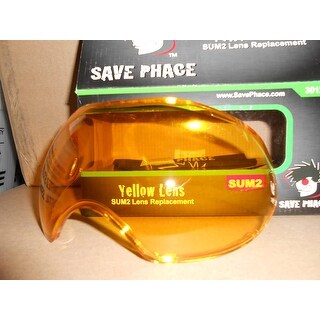 Save Phace New SUM2 Sport Goggles Mask Anti-Fog Lens - Yellow - N/A ...