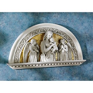 Design Toscano Blessed Virgin and Child Religious Arch Wall Sculpture ...