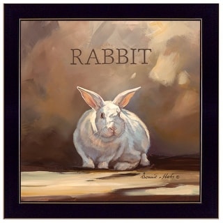 Ruby The Rabbit Black Framed Print Wall Art - Bed Bath & Beyond - 39739530