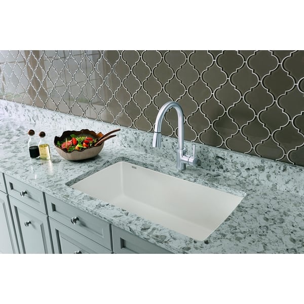 Blanco 441767 Diamond 33-1/2" Undermount Single Basin SILGRANIT - Bed ...