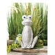 Sullivans Decorative Frog Figurine 20.5" Gray - 13"L x 10.5"W x 20.5"H ...
