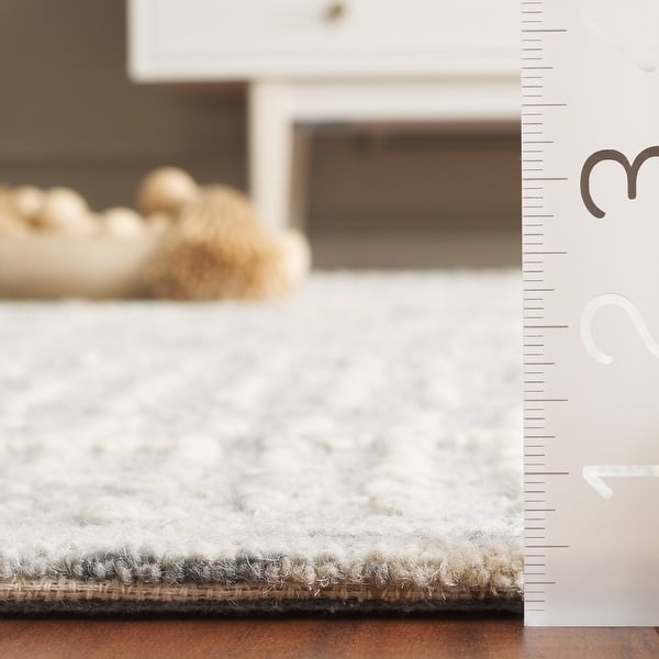 SAFAVIEH Handmade Abstract Omaima Contemporary Wool Rug - Bed Bath ...