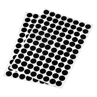15mm Dia PVC Self Adhesive Screw Hole Cover Stickers 4 Sheet/384pcs ...
