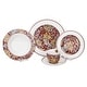 STP Goods Morris Garden Bone China Dinnerware Set of 20 for 4 - Bed ...