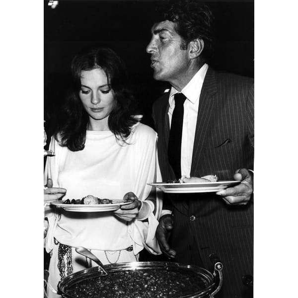 Dean Martin and Jacqueline Bisset at a buffet Photo Print - Bed Bath ...