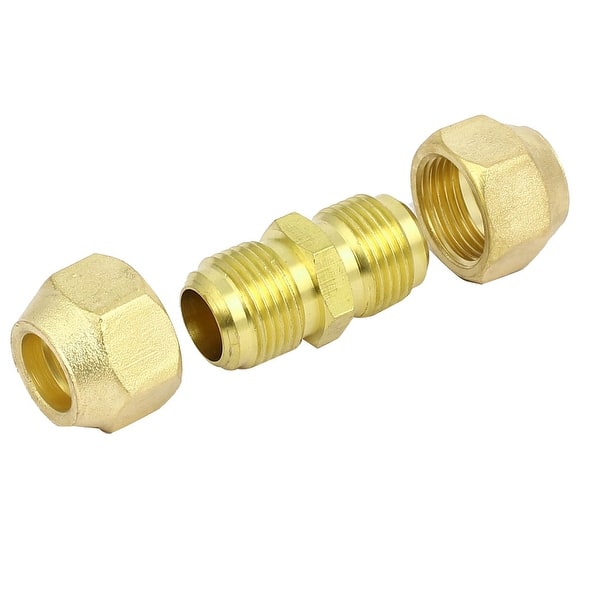1/2BSP Double Flare Nut Air Conditioner Part Fitting for 1/2" Dia Pipe ...