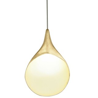 Nove Ceramica 1-Light Stillabunt Pendant - Gold White - Bed Bath ...