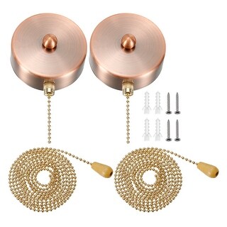 AC125/250V Pull Chain Switch 2 Pack Ceiling Fan Switch for Lamp Red ...