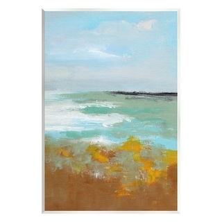 Stupell Modern Distant Ocean Waves Landscape Wall Plaque, Design By ...