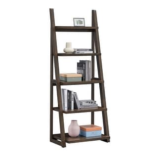 Ladder Shelf for Home Office,Apartment,5 Tier Shelves,Bookshelf ...