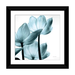 iCanvas "Translucent Tulips III In Aqua" by Debra Van Swearingen - Bed ...