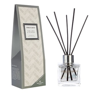 Wax Lyrical Fired Earth Earl Grey and Vetivert Reed Diffuser - 100ml ...