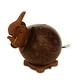 Unique Handmade Coconut Shell Wood Elephant Coin Piggy Bank Handcrafted ...