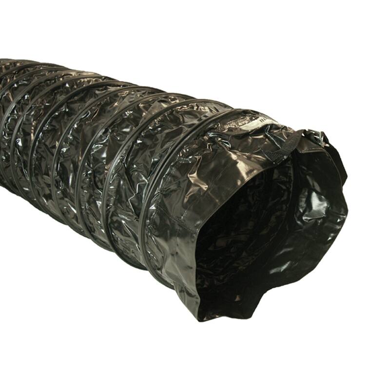 Rubber-Cal "Air Ventilator Black" Ventilation Duct Hose (Fully ...