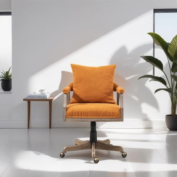 Mid-Century Modern Computer Chair Office Chair Adjustable Swivel Chair ...