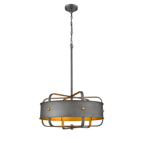 Charcoal Black Metal Ceiling Fixture - Bed Bath & Beyond - 40815776