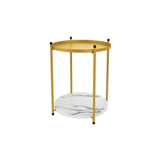 Frana Anti-Rust Multi-Purpose End Table with Rubber Foot Pads - Bed ...