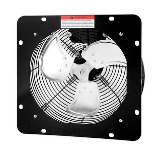 12 in. Exhaust Fan Aluminum, High Speed 1300RPM Silver - Bed Bath ...