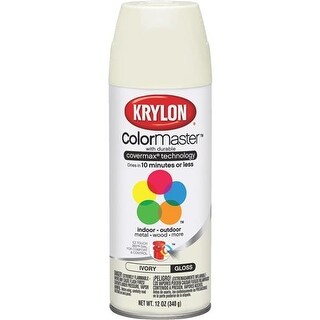 Krylon/Consumer Div Gloss Ivory Spray Paint K05150407 Unit: EACH - Bed ...