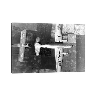 iCanvas "Curtiss C-46E In Flight Towing A Waco CG-15A Glider" by ...