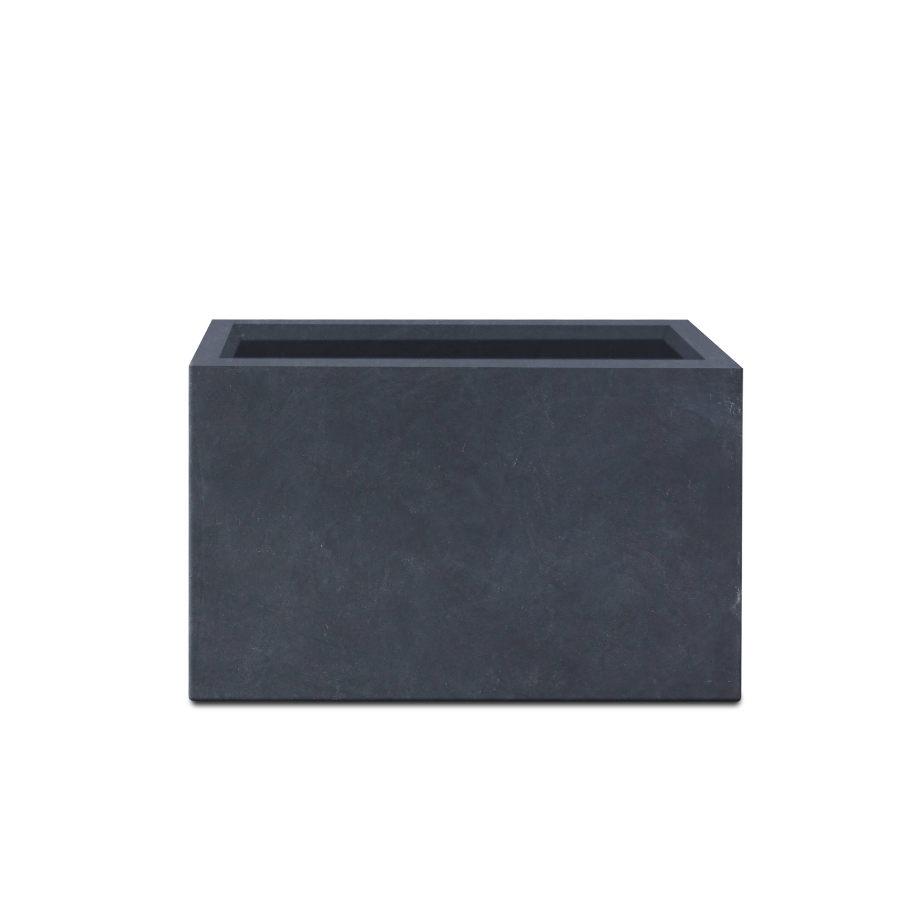 Kante Square Charcoal Finish Lightweight Concrete & Weather Resistant ...