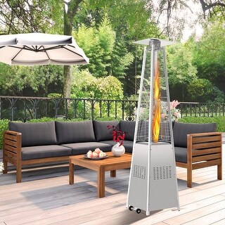 Pyramid Glass Tube Flame Outdoor Heater - Bed Bath & Beyond - 35874094