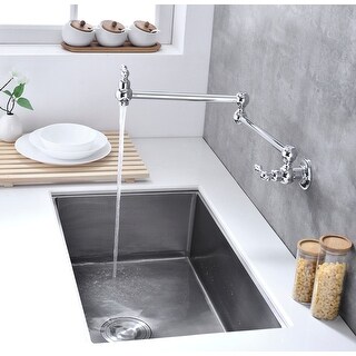 Jace Wall Mount Pot Filler Faucet - Bed Bath & Beyond - 36288558
