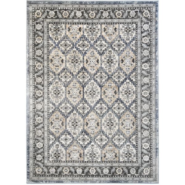 Firenze Stately Blue Traditional Oriental Area Rug - Bed Bath & Beyond ...
