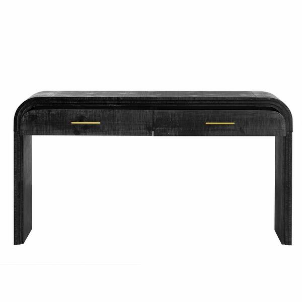 Irresistible Retro Silhouette Console Table: Open Style, Two Top ...
