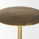 Risha Large Gold Metal Accent Table - Bed Bath & Beyond - 39909702