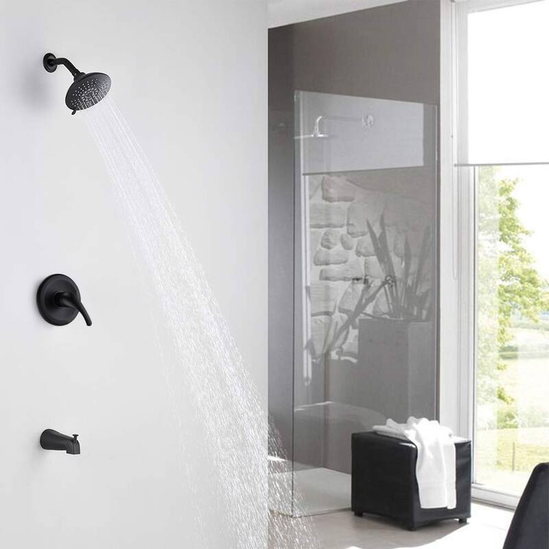 PROOX Shower Faucet Set with Tub Spout Shower Tub Kit(Valve Included ...