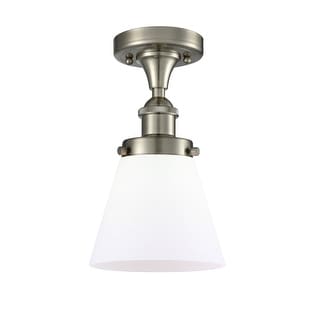 Innovations Lighting Small Cone 6" Wide Semi-Flush Ceiling Fixture ...