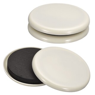 Furniture Sliders, Plastic Reusable Round Sliding Pads, Grey - Bed Bath ...