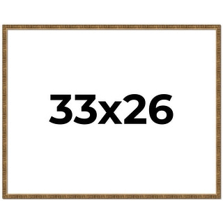 33x26 Frame Gold Picture Frame - Complete Modern Photo Frame Includes ...