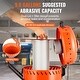 28 Gallon Vacuum Sand Blaster, Dustless Sandblaster with Built-in 1200W ...