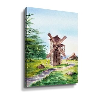 Landscape With Windmill At Pacific Ocean Beach Fort Ross by Irina ...