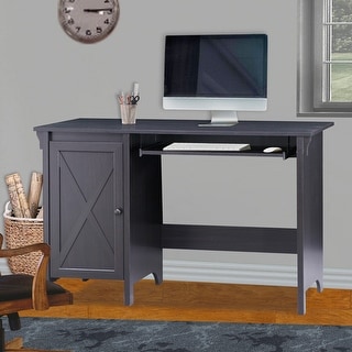 Espresso Computer Desk Classic 47 Inch Home Office Desk - Bed Bath ...