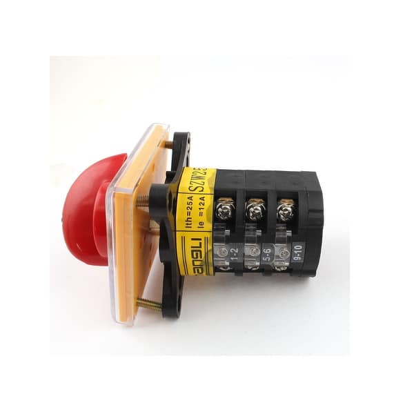 SZW25-64D 12 Screw Terminals Universal Rotary Cam Changeover Switch ...