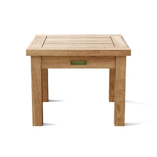 Porter 20" Square Teak Side Table - Bed Bath & Beyond - 39974588