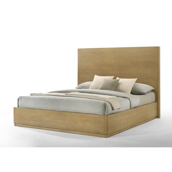 Nova Domus Santa Monica Modern Natual Oak Bed - Bed Bath & Beyond - 39459282