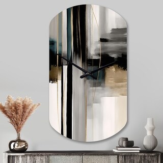 Abstract Geode Geometric Black And Gold III - Abstract Geometric Wall ...