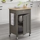 Simple Living Jacksonville Rolling Kitchen Cart - Bed Bath & Beyond ...