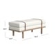 HomePop upholstered Bench with Wood Base - Bed Bath & Beyond - 38412716