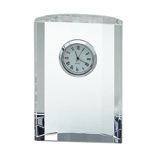 Optic Crystal Semi-Circular Clock - Multi - Bed Bath & Beyond - 38324488