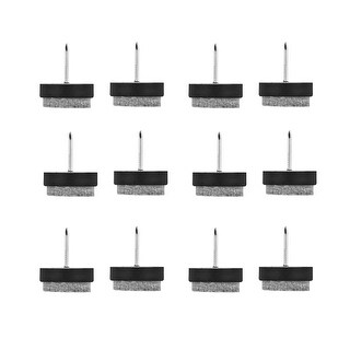 Felt Pad Nails Glides Floor Protector Anti-scratch Desk Leg 12pcs ...