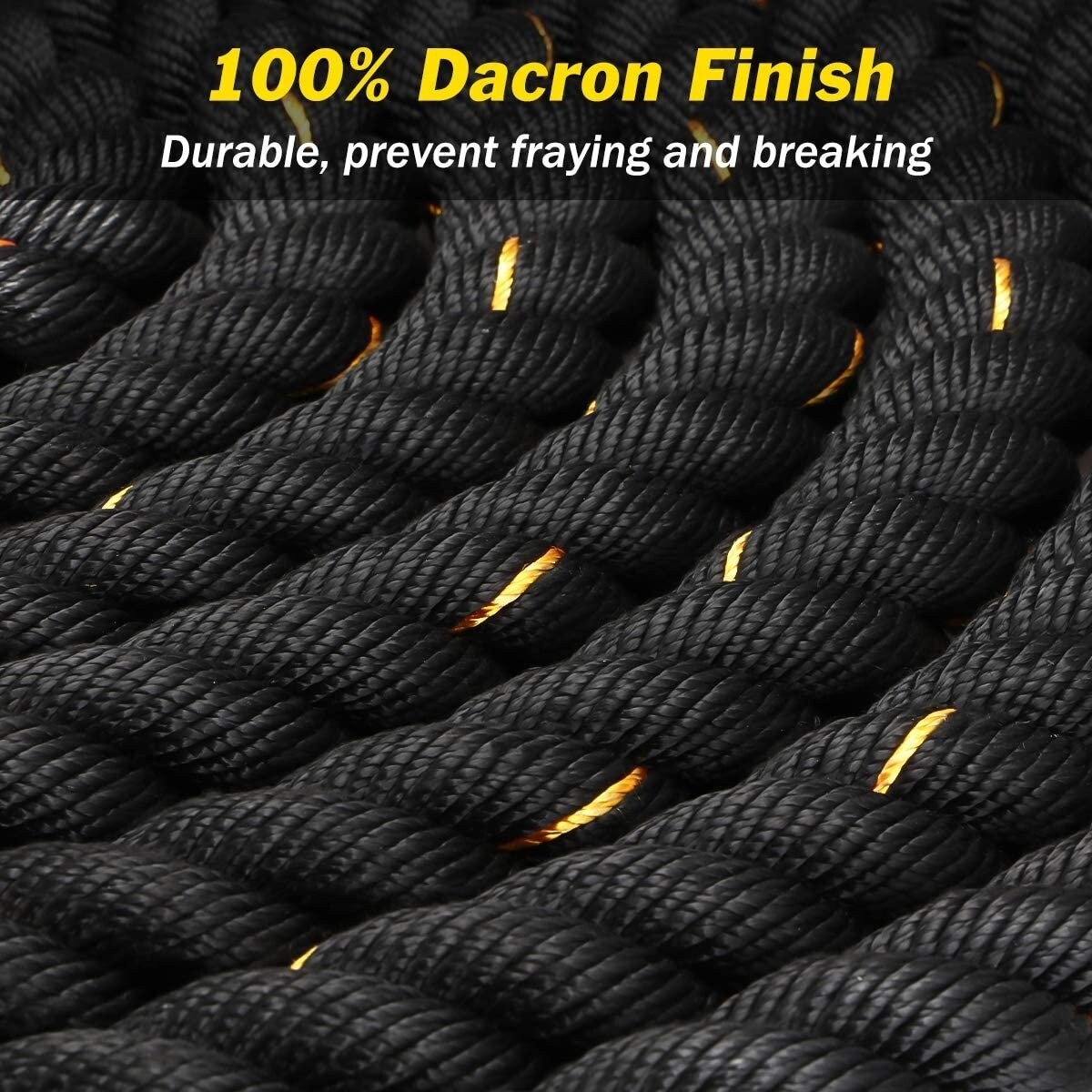 1.5 Inch Heavy Battle Exercise Training Rope 30ft/40ft Length for ...