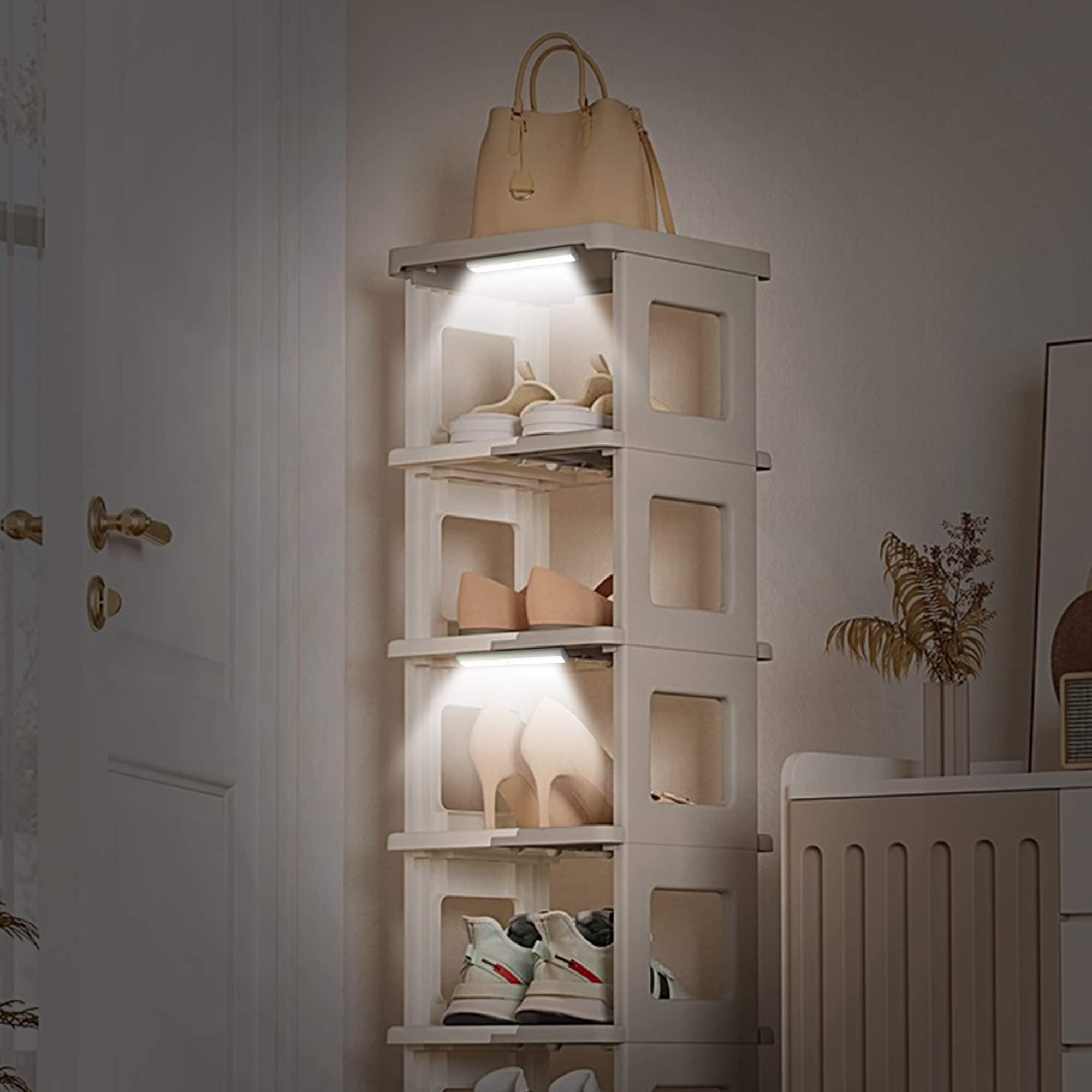 LEPOTEC 7Inch 20LED Cool Wireless Under Cabinet Light 2Set - Silver ...